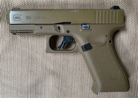 Umarex Glock G19x Co2 177 Cal 45mm Bb Pistol Coyote Tan Tested Works