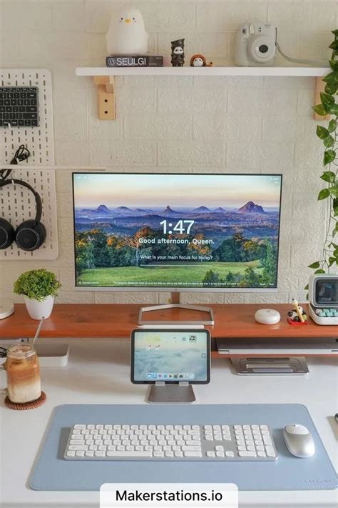 WFH Desk Setup Pc Setup Office Setup Office Workspace Desk Setup