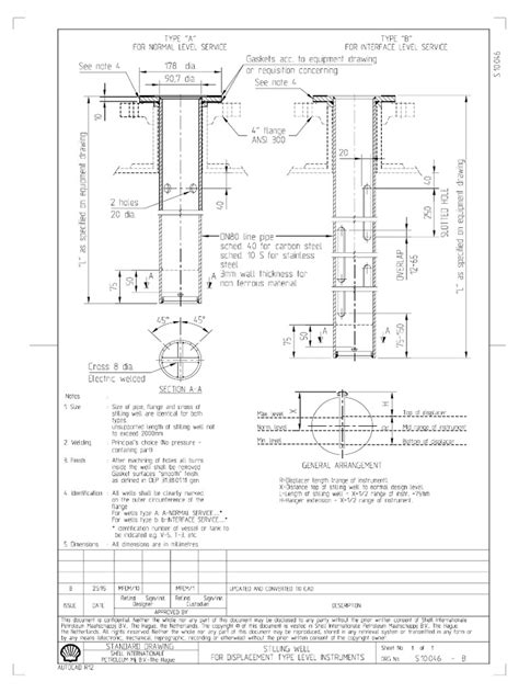 Stilling Well For Displacement Type Level Instruments Pdf
