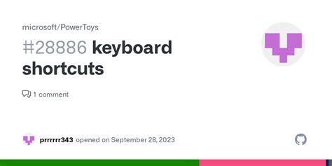 Keyboard Shortcuts · Issue 28886 · Microsoftpowertoys · Github