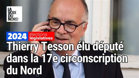 Douaisis Thierry Tesson élu Dans La 17e Circonscription Du Nord Frédéric Chéreau Battu 07
