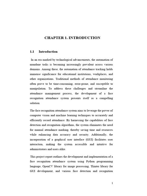 Project Report On Attendance System Using Face Recognition Pdf Software Testing Computer