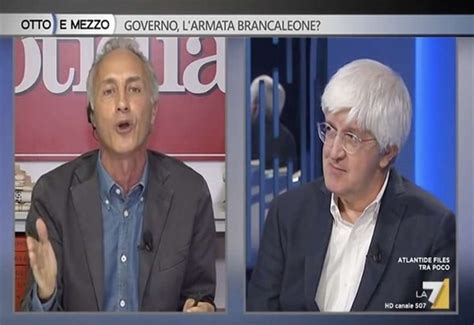 Travaglio Contro Severgnini Non Sono Filogovernativo Video Otto E