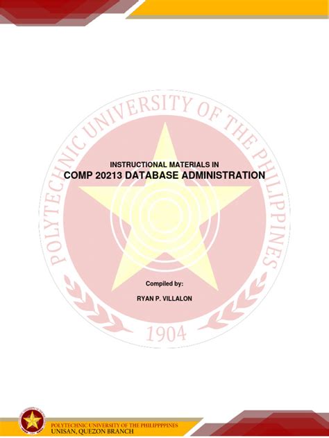 Uq Im Comp 20213 Database Administration Download Free Pdf
