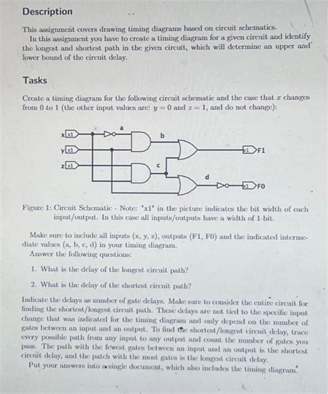 Solved Description This Assignment Covers Drawing Timing Chegg