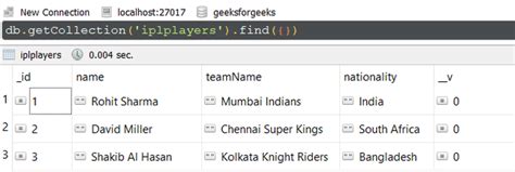 Mongoose Aggregate UnionWith API GeeksforGeeks