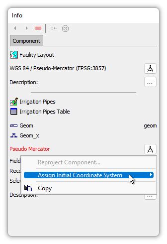 Assign Coordinate System