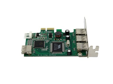 StarTech PEXUSB4DP 4 Port PCI Express Low Profile High Speed USB Card PCIe USB 2 0 Card PCI