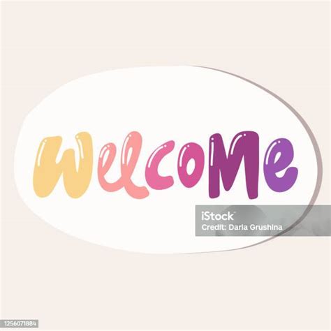 환영 장식 디자인 복고풍 카드 벡터 일러스트 배너 카드 엽서 현대 손 그린 글꼴 손 그린 벡터 일러스트 장식 디자인에 대한 견적 서예 격언에 대한 스톡 벡터 아트 및 기타