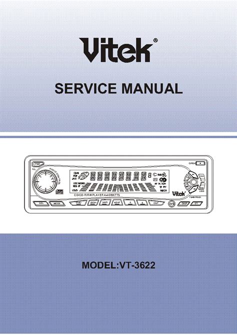 VITEK VT-3622 Service Manual download, schematics, eeprom, repair info ...