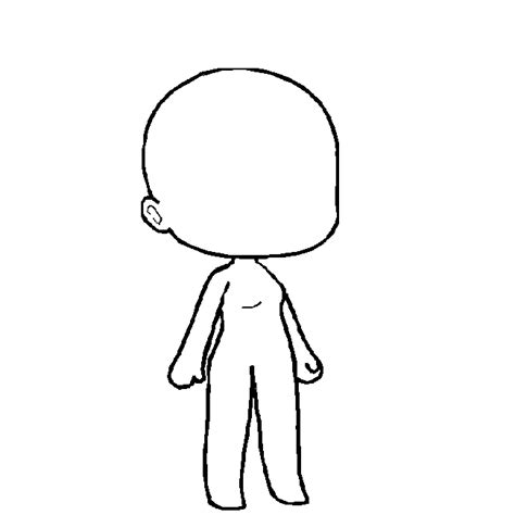 Pixilart Girl Gacha Life Base By Itzmidwitch