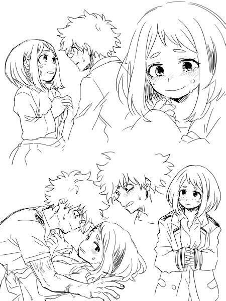 Pin Di Drawsteve Su Deku X Uraraka Izuchako Coppie Anime Arte A