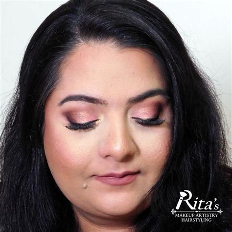 Look Rose Gold And Pink Soft Smokey Eyes Full Face Makeup I Did On
