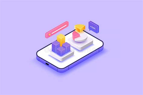 Modern 3d Isometric Illustration Of Data Analysis Stock Vector Illustration Of Technology