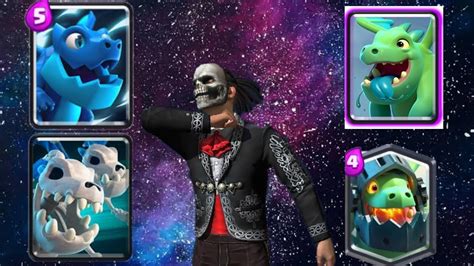 كلاش رويال تنين ناري Vs تنين صغير Vs تنين كهربائي Vs تنين عضمي Youtube