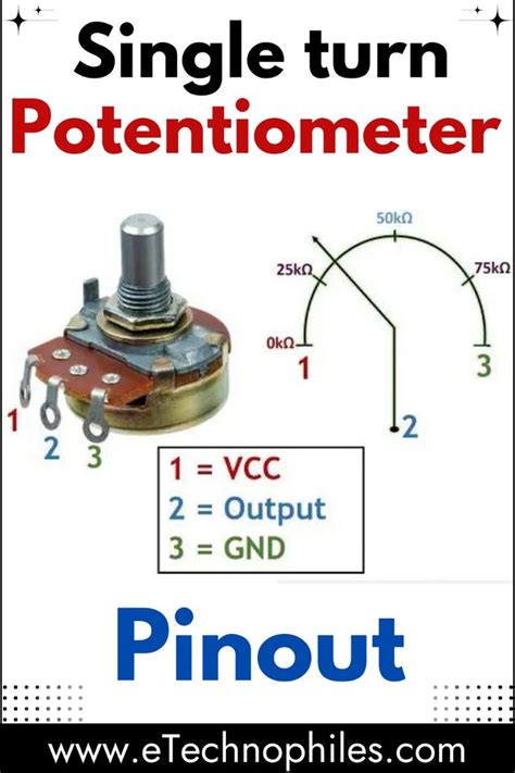Single Turn Potentiometer Pinout Electronics Mini Projects