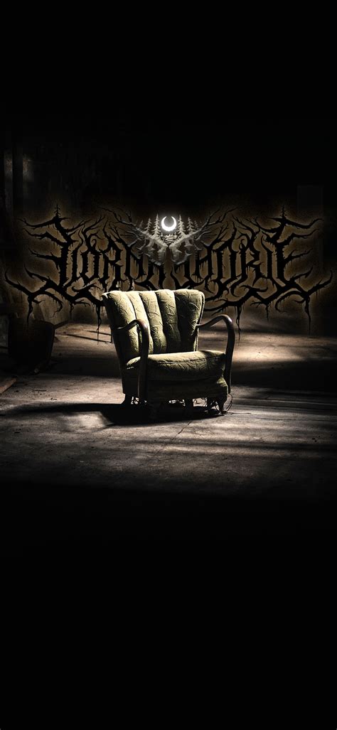Wallpaper Lorna Shore Deathcore Abandoned Chair 1080x2340