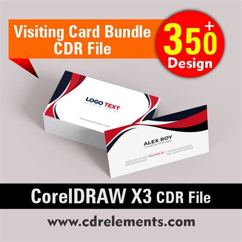 Visiting Card Design Sample In Coreldraw Download Business Card Design