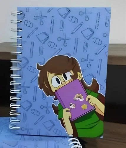 Laminated Paper Cover Spiral Bound 60 Gsm Cartoon School Notebook Size
