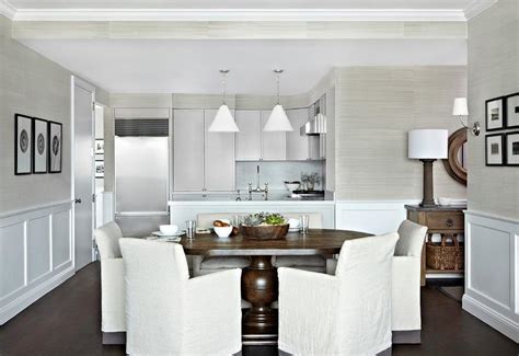 Gray Wainscoting Living Room Baci Living Room