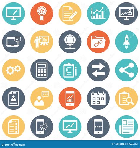 Digital System Vector Icons Set Every Single Icon Can Easily Modify Or