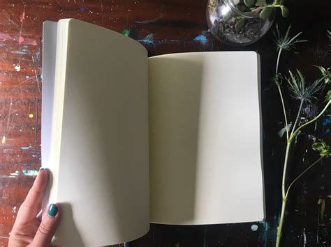 Moon Phases Notebook Unlined Sketchbook Large Journal Etsy