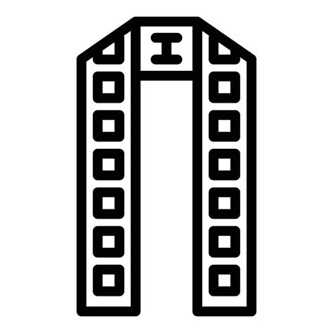 Led Strip Diode Icon Outline Style 15628898 Vector Art At Vecteezy