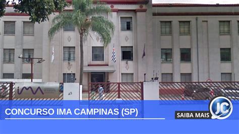 Concurso Ima Campinas Sp Tem Inscrições Reabertas