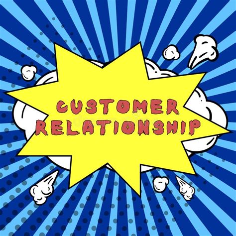 Sign Displaying Customer Relationship Word For Deal And Interaction Between Company And