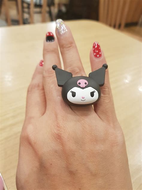 Kuromi Ring Womens Fashion Jewelry And Organisers Body Jewelry On