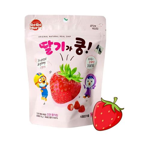 뽀로로 딸기가 쿵 12g 동결건조 국산 웰빙과일칩 홈플러스 택배배송