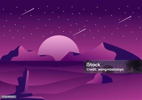 Astronaut With Rocket Background Illustration For Explore In Outer