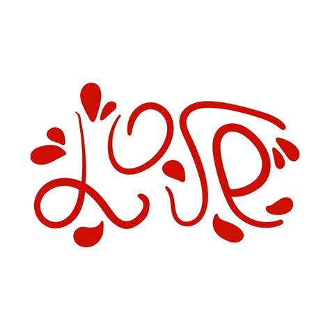 Premium Vector Lettering Love Inscription Handdrawn Text