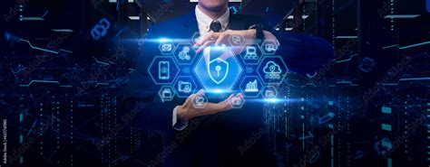 Fingerprint Scan Provides Security Access With Biometrics Identification Futuristic Technology