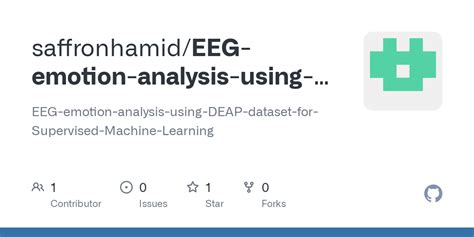 Github Saffronhamideeg Emotion Analysis Using Deap Dataset For