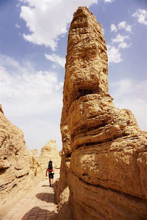 The Ruins Of The Silk Road City Of Jiaohe In Turpan One Of The Largest
