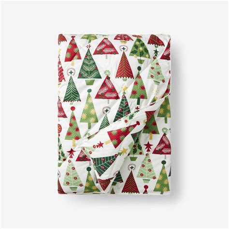 The Company Store Company Essentials Loftaire Trees Multi Throw Blanket