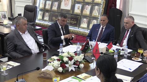 وفد ليبي يبحث آفاق التعاون مع غرفة التجارة والصناعة والخدمات للدار