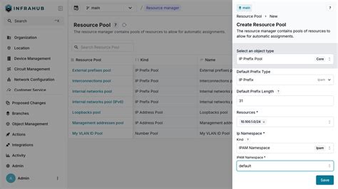 Working With Resource Manager Infrahub Documentation