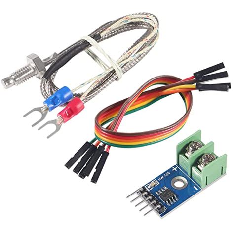 aoicrie 2 sets dc 3 5v max6675 themocouple module and k type