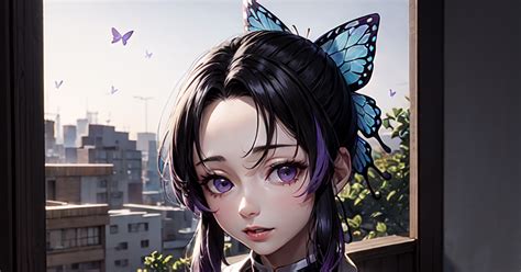 胡蝶しのぶ Shinobu Kocho 胡蝶しのぶ Ai Art Factoryのイラスト Pixiv