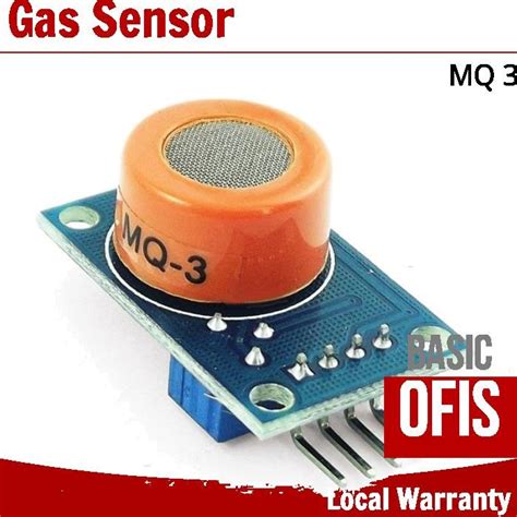 Arduino MQ 3 Alcohol Gas Detector Sensor Module Shopee Malaysia