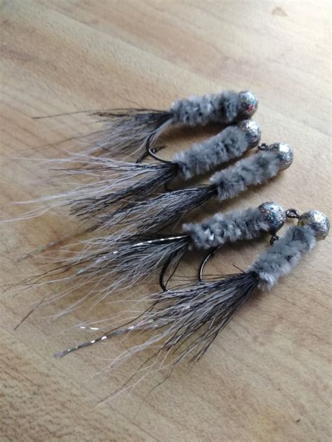Hand Tied Crappie Jig Etsy