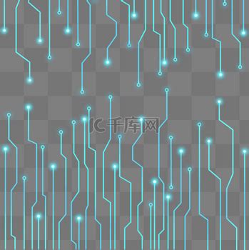 发光电路 PNG 素材 图片 千库网