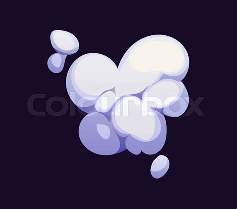 Smoke Cloud Cartoon Puff Effect For Comic Of Fume Blow Bubb Colourbox