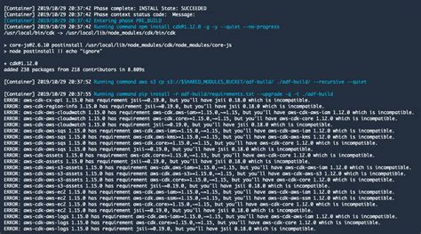 Pipeline Fails Due To Incompatibility Issue · Issue 175 · Awslabsaws Deployment Framework · Github
