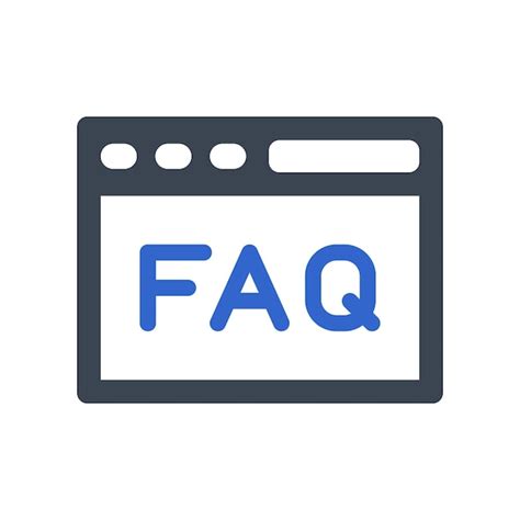 Premium Vector Faq Icon