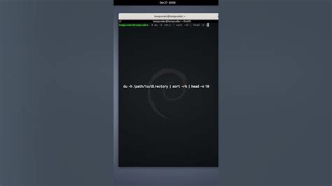 One Liner Finding The Largest Files In A Directory Beginner Bash