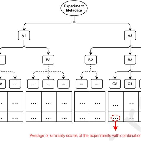 Subdivision And Average Of The Similarity Scores Of The Experiments
