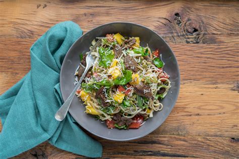Thai Steak Noodle Salad Ends Stems